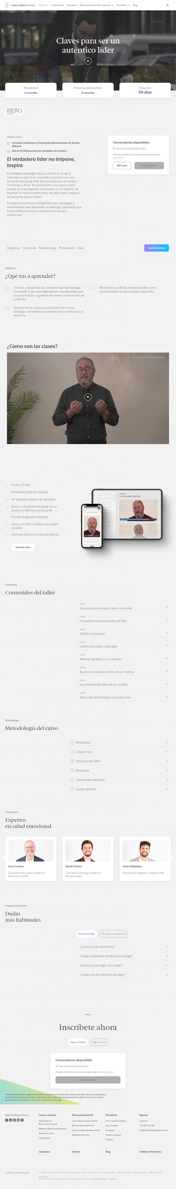 Más de 95% Descuento: Claves para ser un auténtico líder - Enric Corbera Más de 95% Descuento: Claves para ser un auténtico líder - Enric Corbera